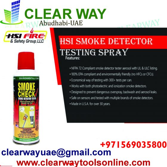 HSI SMOKE DETECTOR TESTING SPRAY