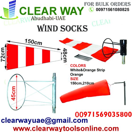 WIND SOCKS DEALER IN MUSSAFAH , ABUDHABI,UAE